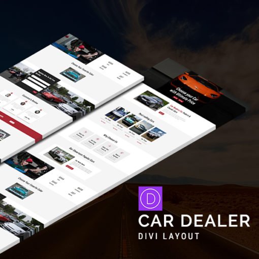 Car Dealer - Divi Layout - Pennyblack Templates
