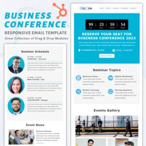 Business Conference - HubSpot Email Newsletter Template - Pennyblack ...